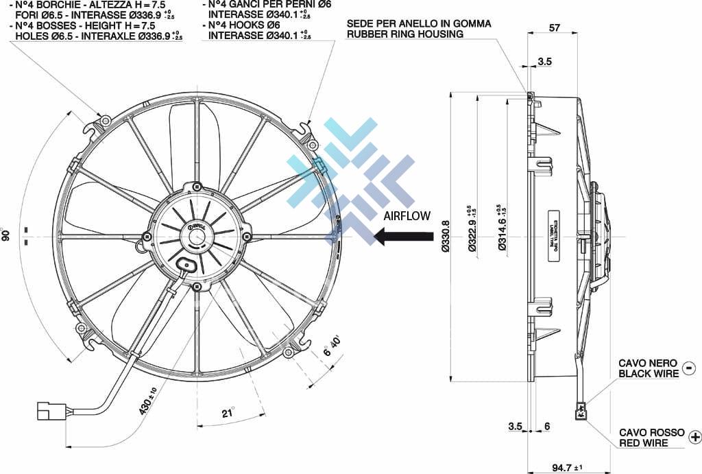 Lüfter Spal 24V ; VA01-BP70/LL-36S OEM