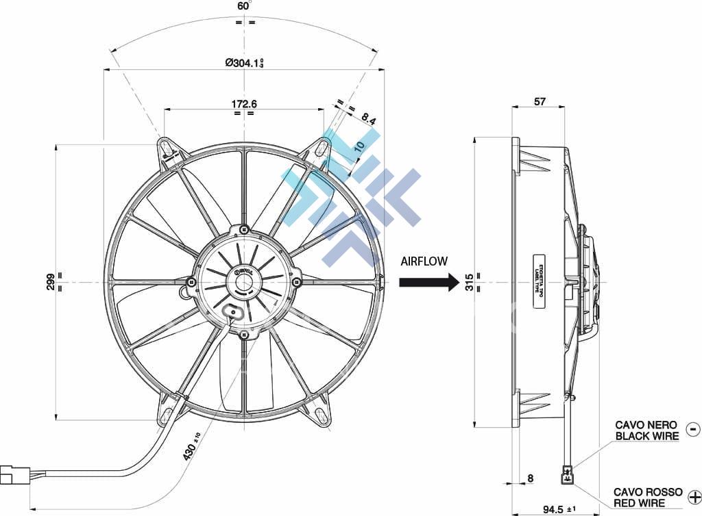 Fan Spal 24V ; VA03-BP70/LL-37A ORIGINAL