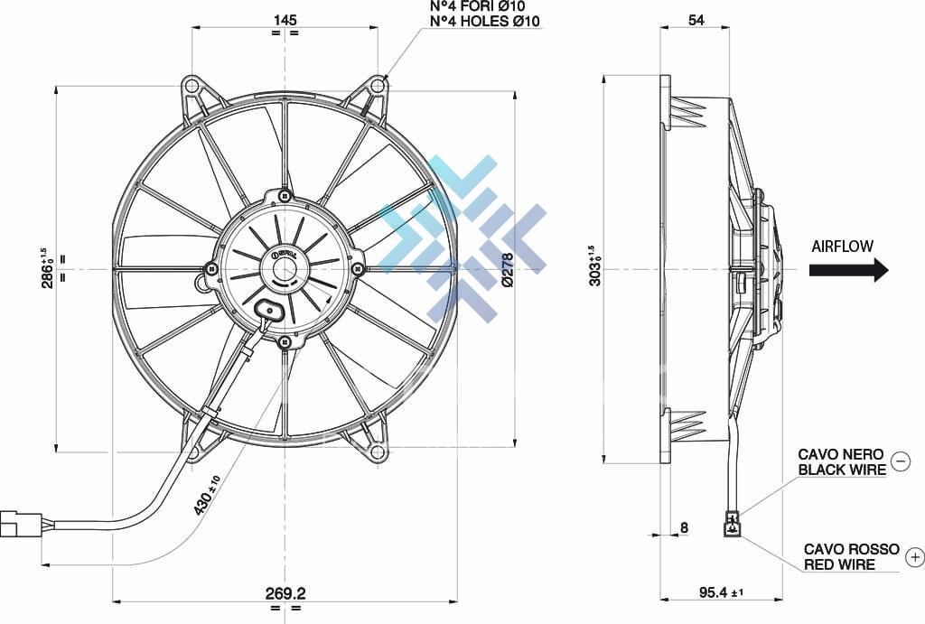 Fan Spal 24V ; VA15-BP70/LL-39A ORIGINAL